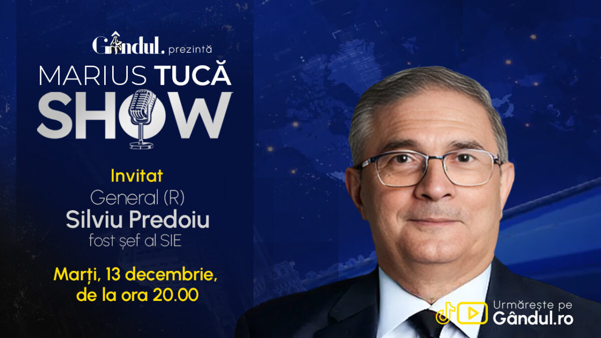 Stire Marius Tucă Show începe marți, 13 ianuarie, de la ora 20.00, live ...