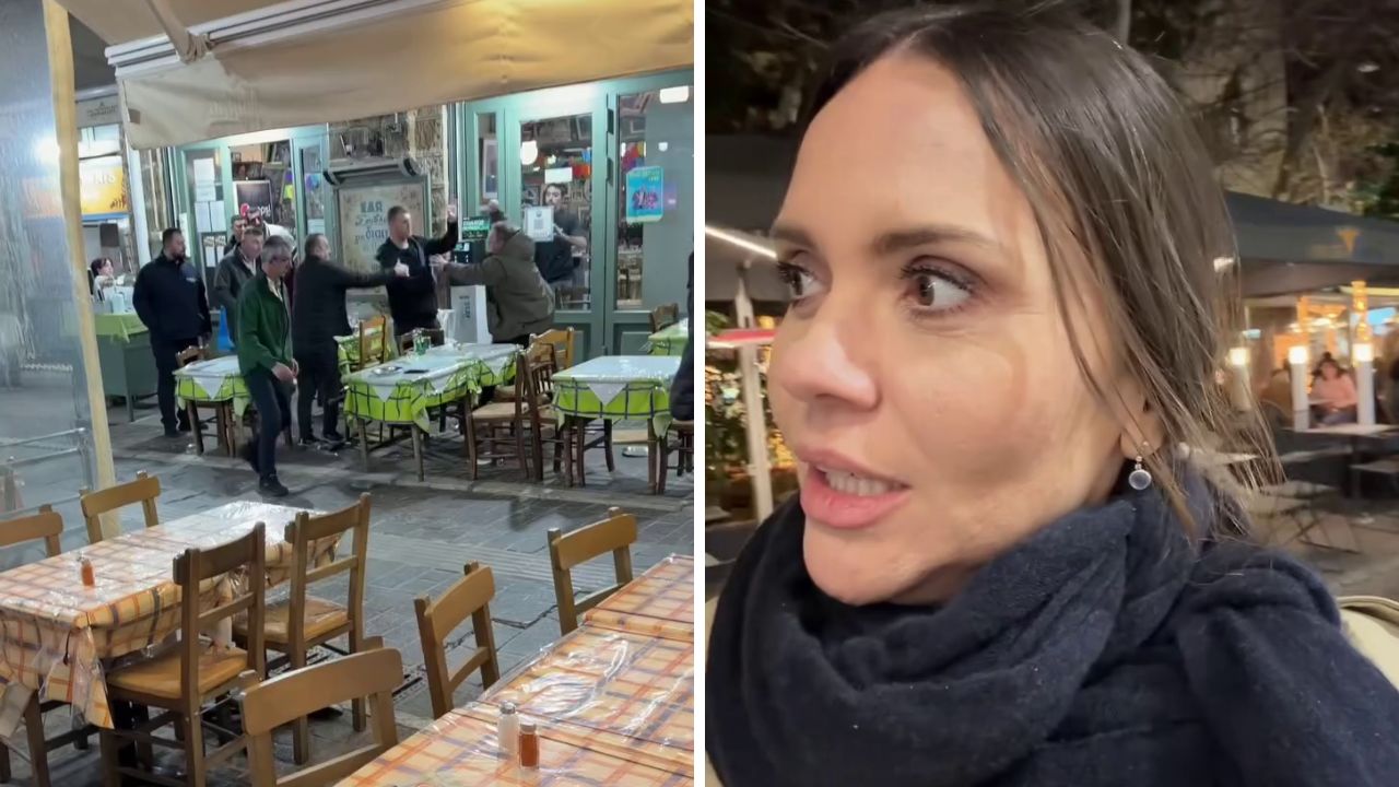 Cristina Șișcanu, martora unei scene desprinse din filme la o terasă ...