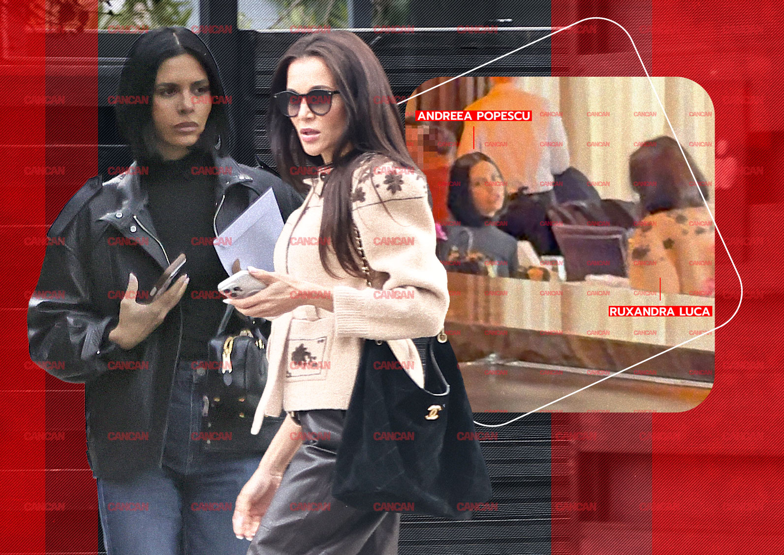 Ruxandra Luca și Andreea Popescu se consolează reciproc la Brasserie ...