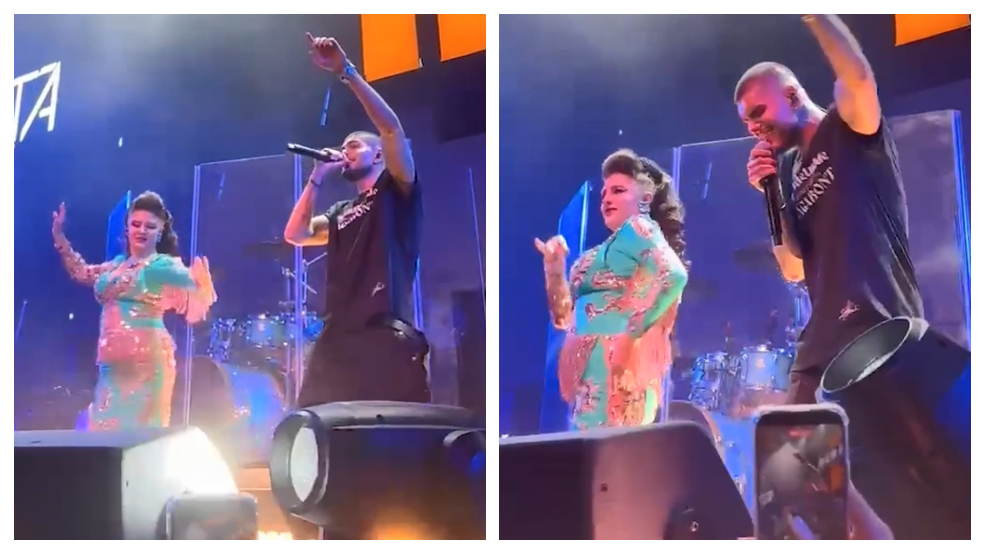 Cornelia dansatoarea face pereche pe scenă cu Andrei Bănuță. Imaginile ...
