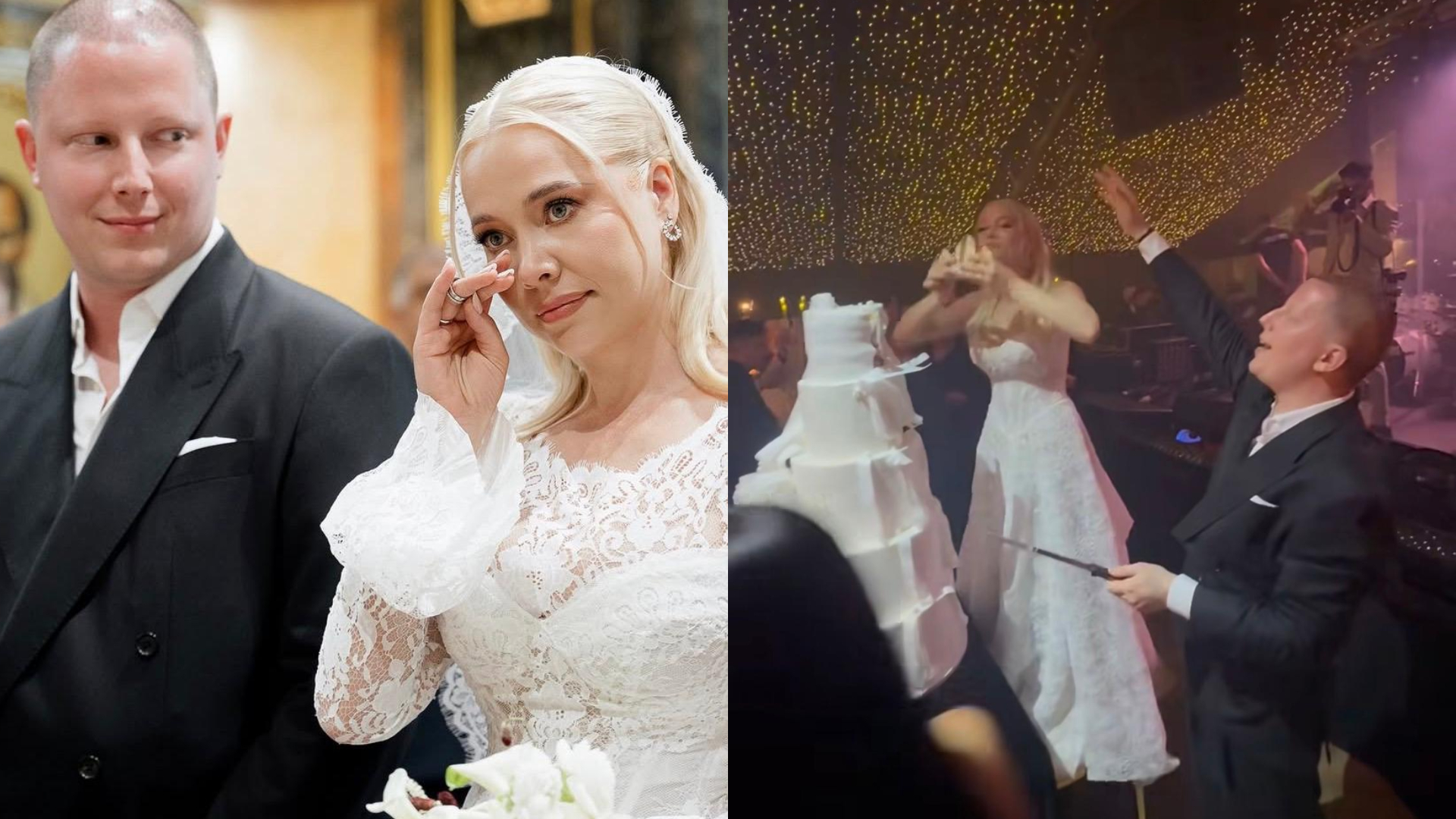 Bubu Cernea s-a căsătorit cu Elena. Primele imagini de la nuntă