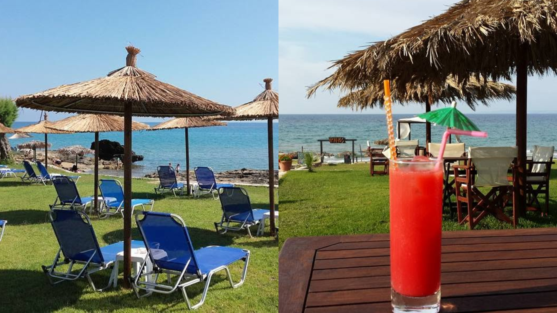 Plaja din Grecia unde ai șezlonguri gratuite și mâncare ieftină ...