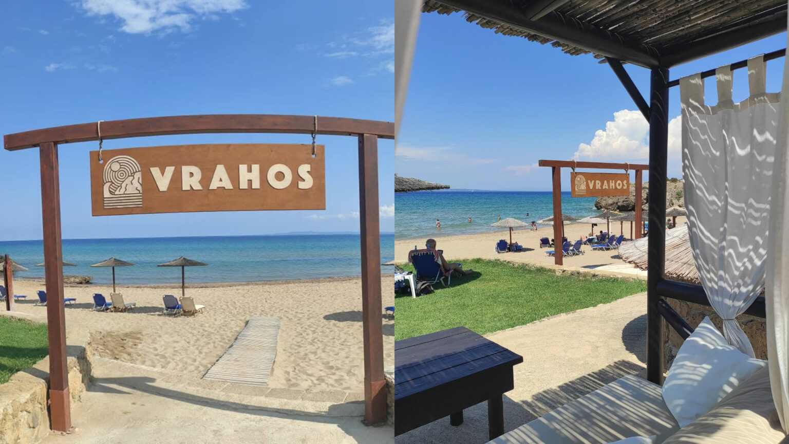 Plaja din Grecia unde ai șezlonguri gratuite și mâncare ieftină ...