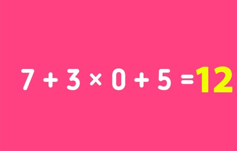 Test de inteligență pentru matematicieni | Cât face 7 + 3 x 0 + 5
